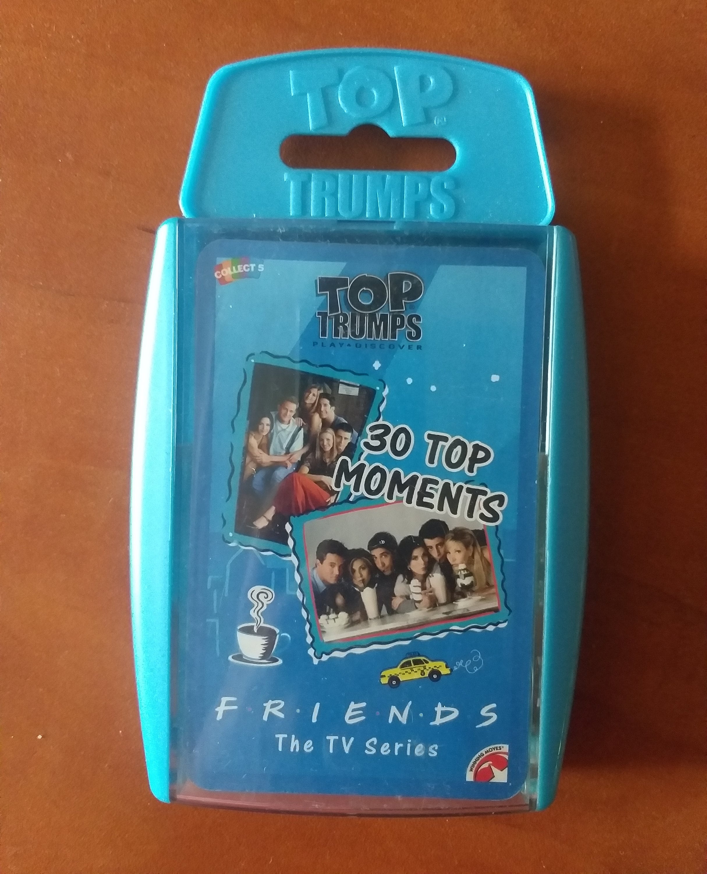 Friends. Top Trumps 30 Top Moments. the TV Series 2018. Moves Cards Set ...