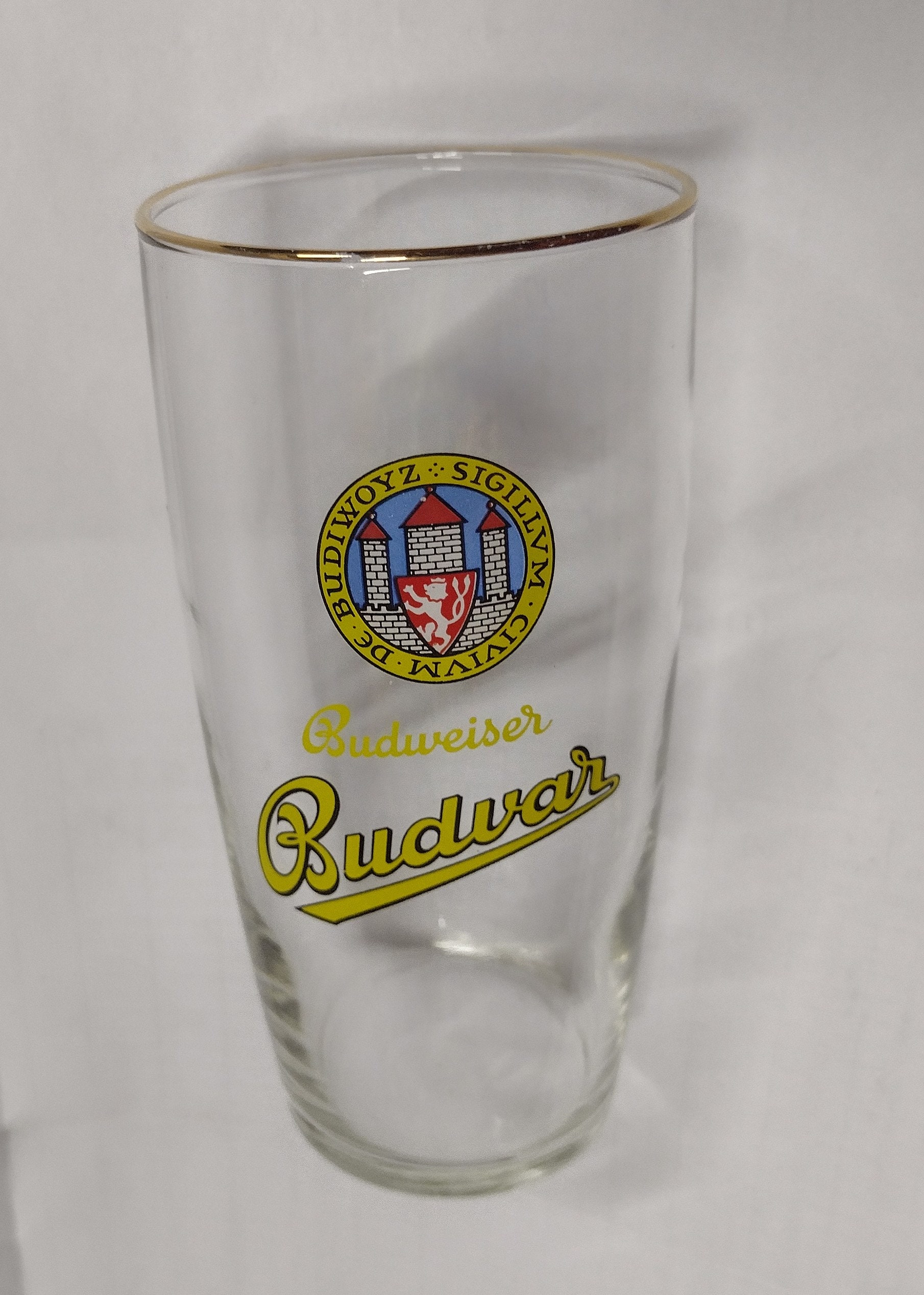 Budweiser/budvar Beer Glass. De Budiwoyz Sigillum Civium Beer Glass ...