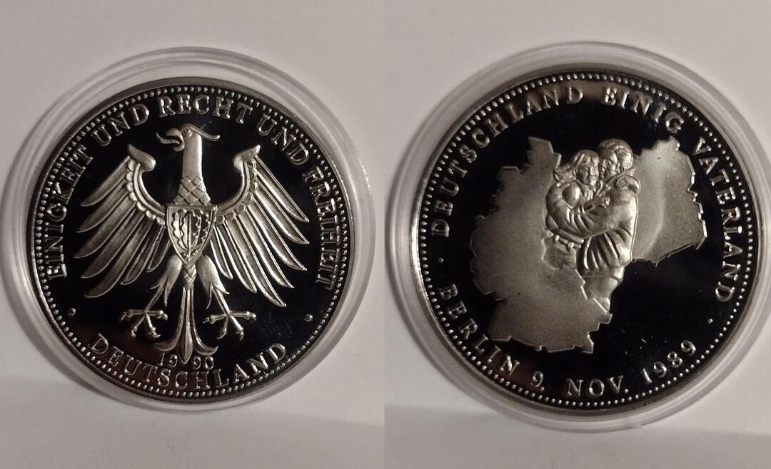 German Commemorative Medal United Fatherland, German Reunification 1990 ...