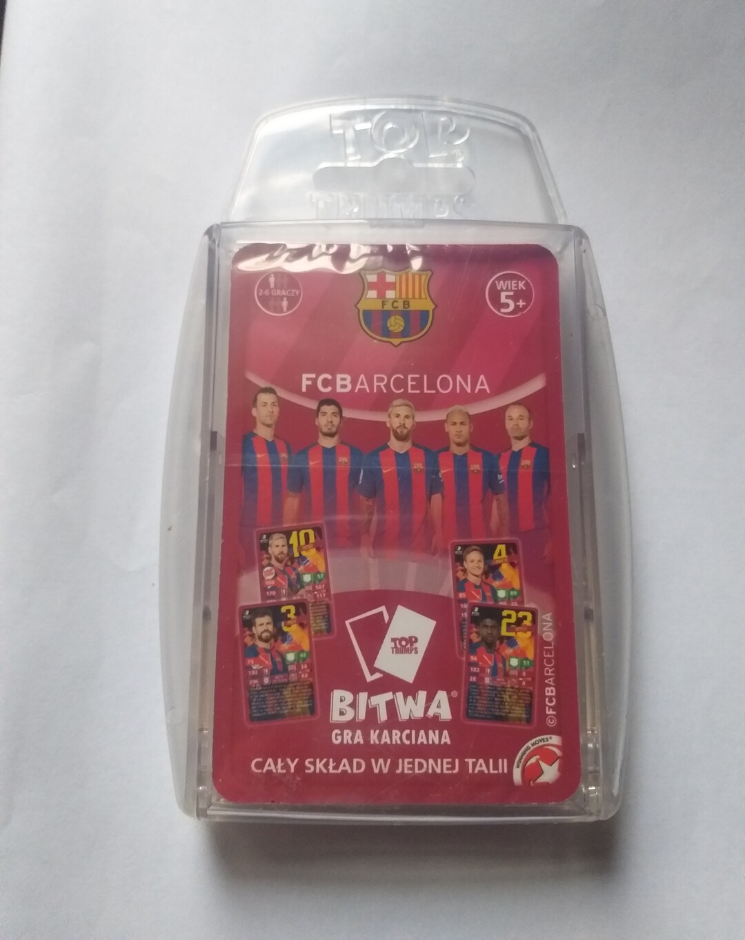 FC Barcelona Top Trumps Winning Moves. Collectible Trading Sport ...