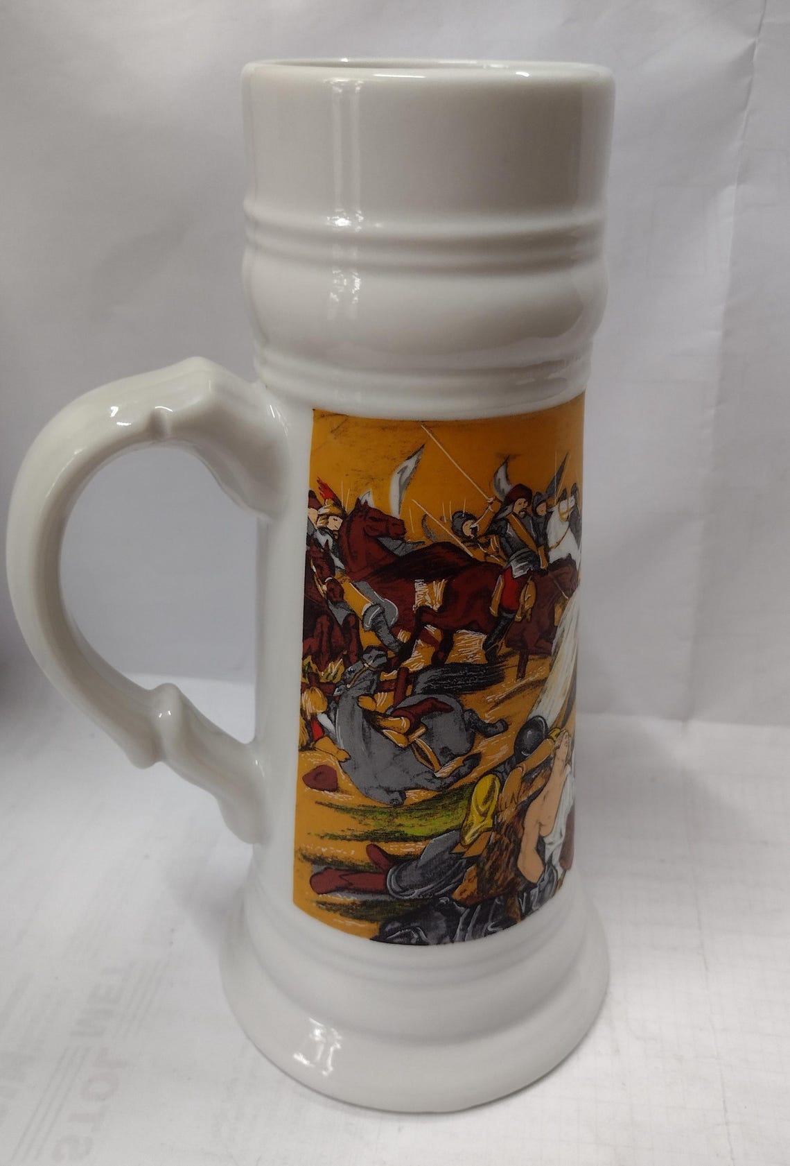 Ceramic Beer Mug Germany, Scenes From the Battle of 1632. German Beer ...