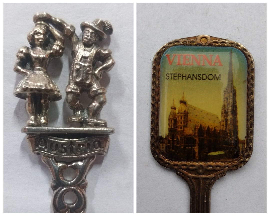 Vienna St Stephan's Cathedral Austria Vintage Silverplated Souvenir ...