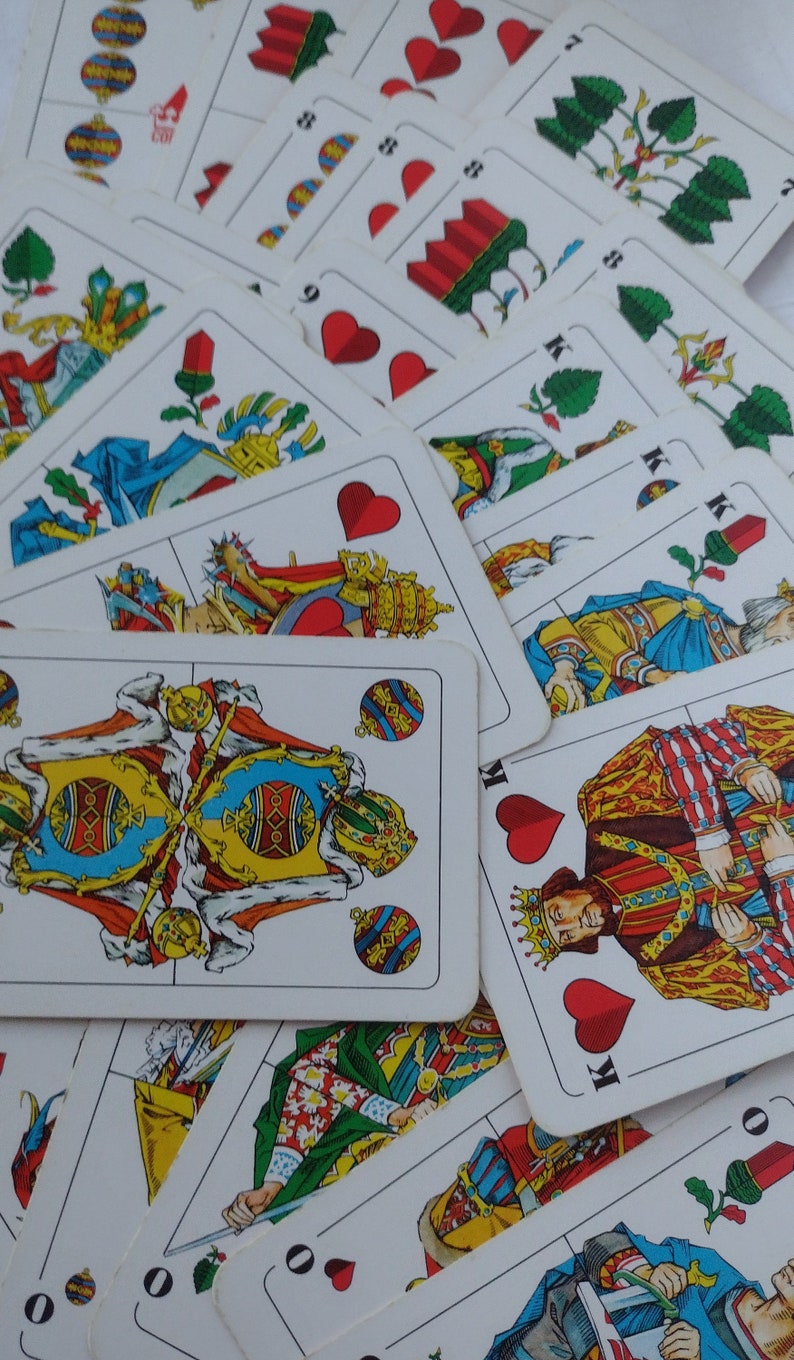 Deck of German Cards for Playing Scat 80s. - Etsy