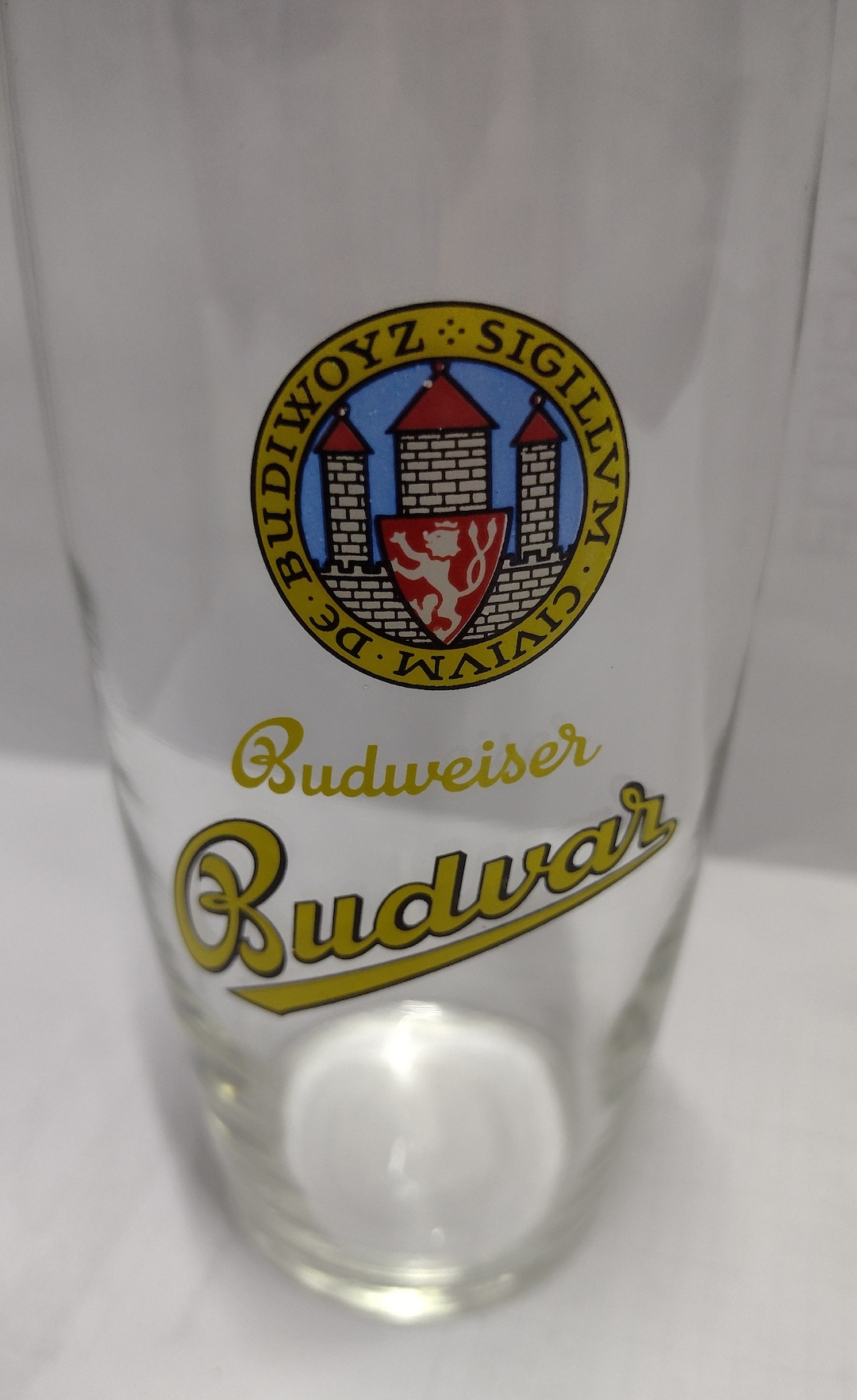 Budweiser/budvar Beer Glass. De Budiwoyz Sigillum Civium Beer Glass ...