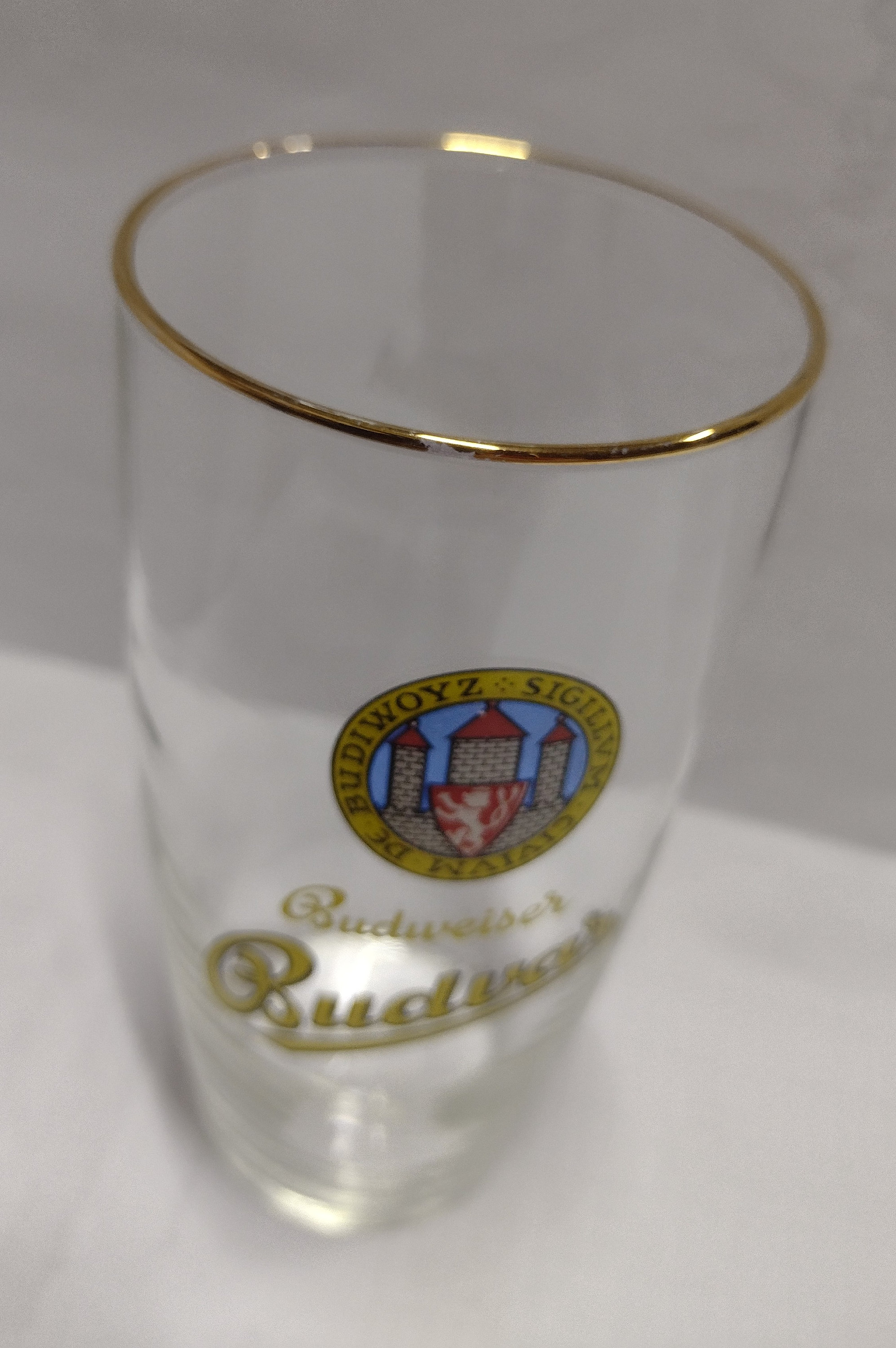 Budweiser/budvar Beer Glass. De Budiwoyz Sigillum Civium Czech Beer ...