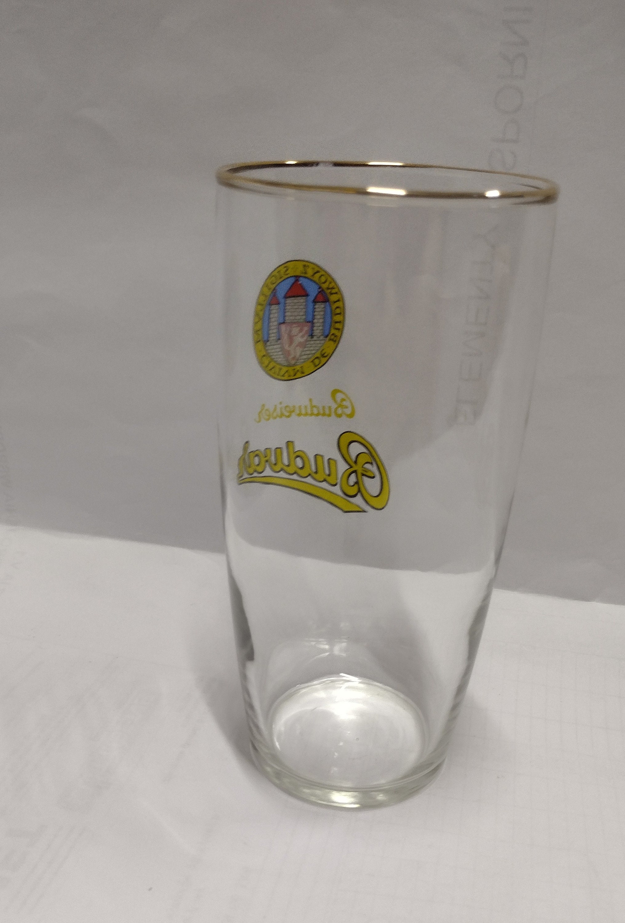 Budweiser/budvar Beer Glass. De Budiwoyz Sigillum Civium Czech Beer ...