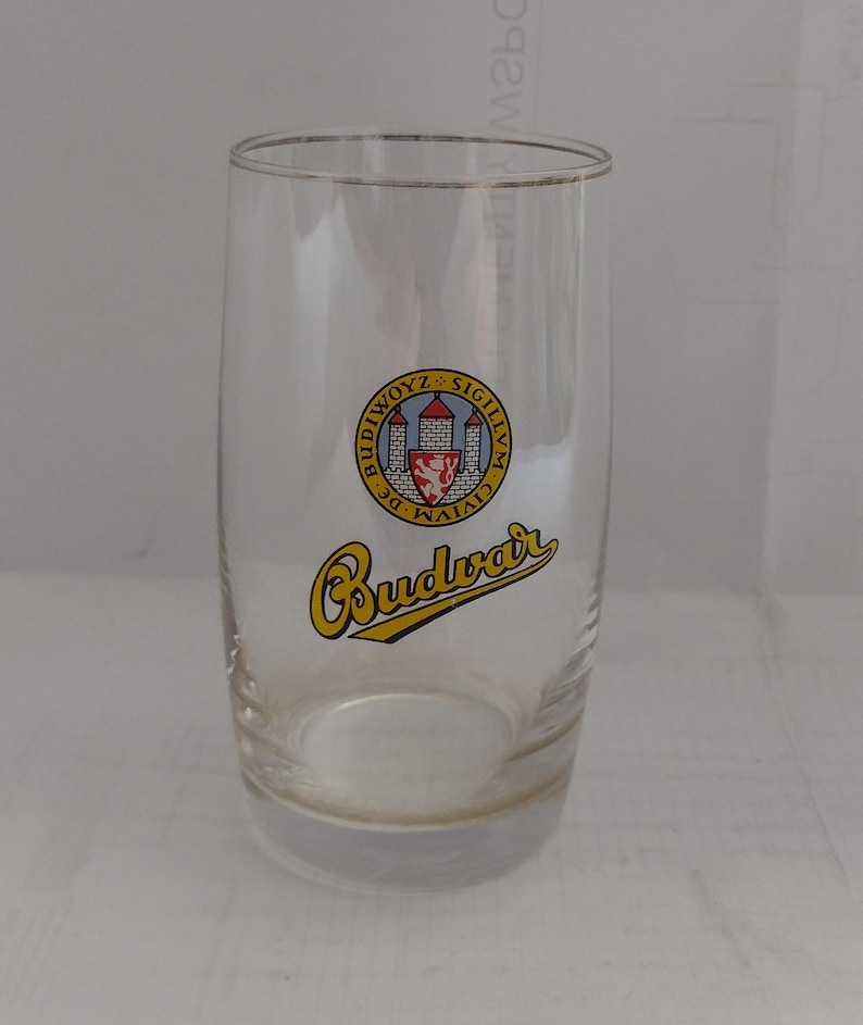 Budweiser/budvar Beer Glass. De Budiwoyz Sigillum Civium Czech Beer ...