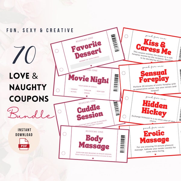 Sexy Coupons Printable - Etsy