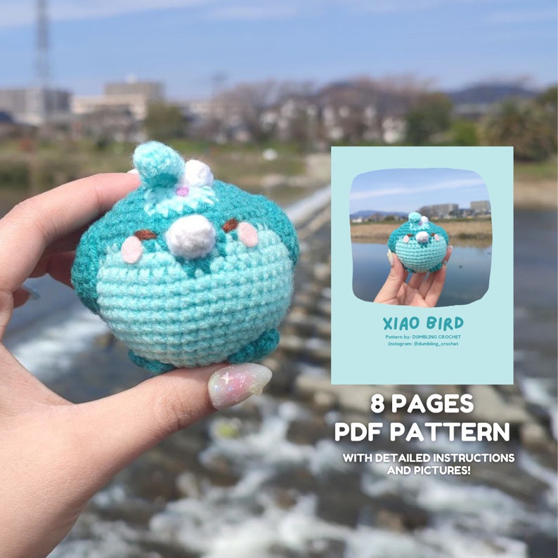 Xiao Bird Inspired Amigurumi Pattern [PDF PATTERN ONLY] - Etsy