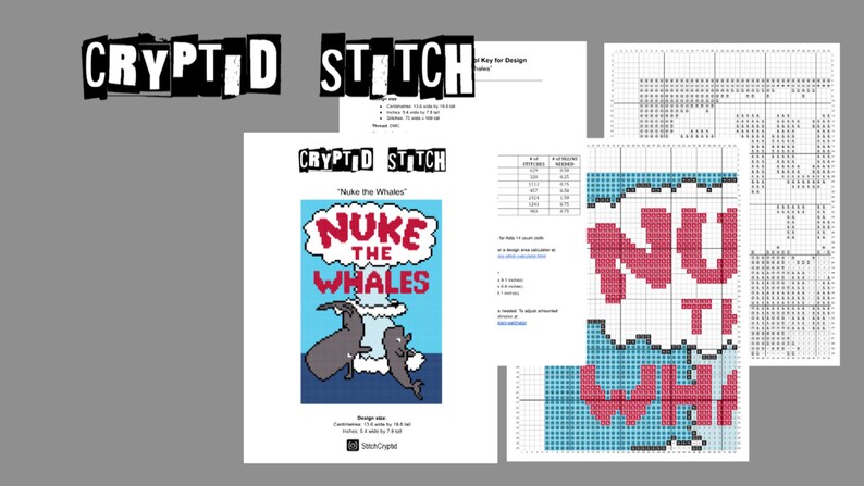 The Simpsons - Nuke the Whales - Cross Stitch Pattern - Etsy