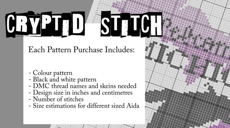 Michigan Dogman Cross Stitch - Welcome to Michigan - Cryptid Series - Etsy