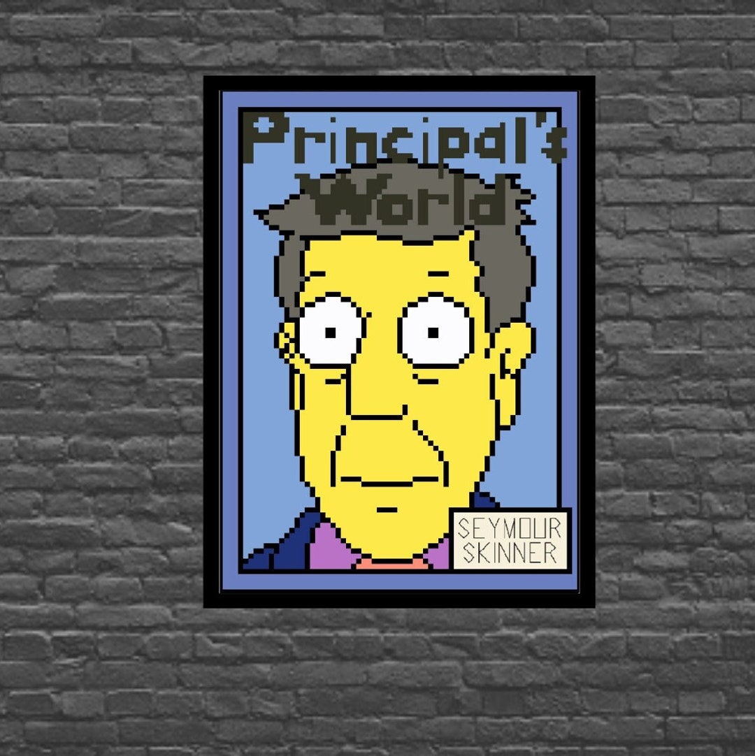 The Simpsons - Principal's World - Seymour Skinner - Funny - Cross ...