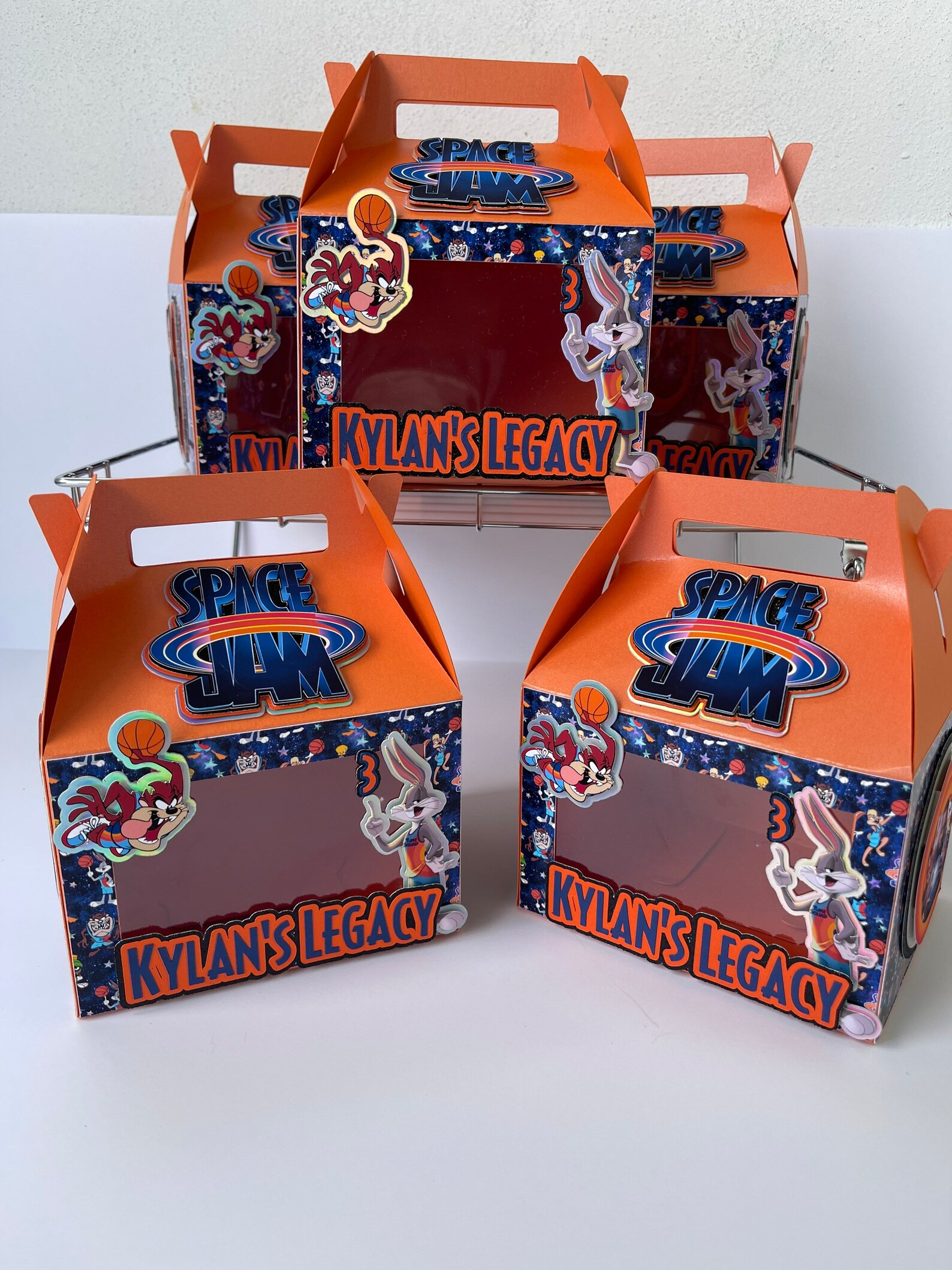 Space Jam Inspired Gable Box Space Jam Inspired Favor Box - Etsy