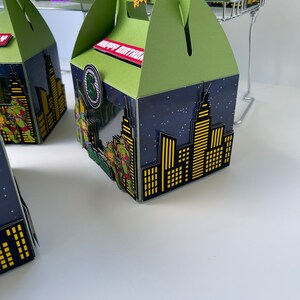 Ninja Turtle Inspired Favor Box Teenage Mutant Ninja Turtles - Etsy