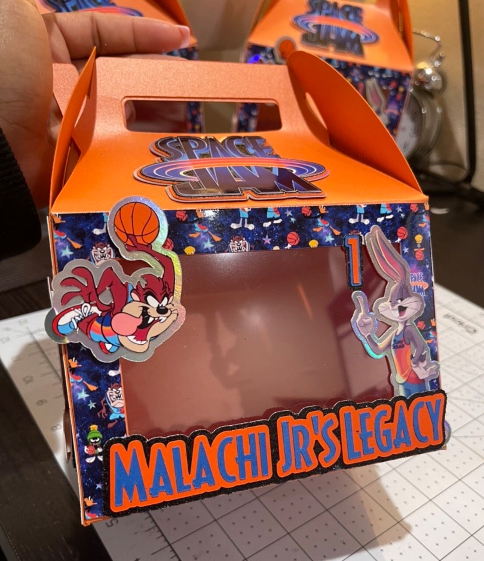Space Jam Inspired Gable Box Space Jam Inspired Favor Box - Etsy
