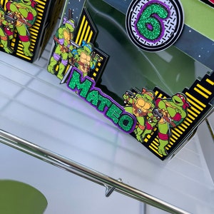 Ninja Turtle Inspired Favor Box, Teenage Mutant Ninja Turtles Favor Box ...