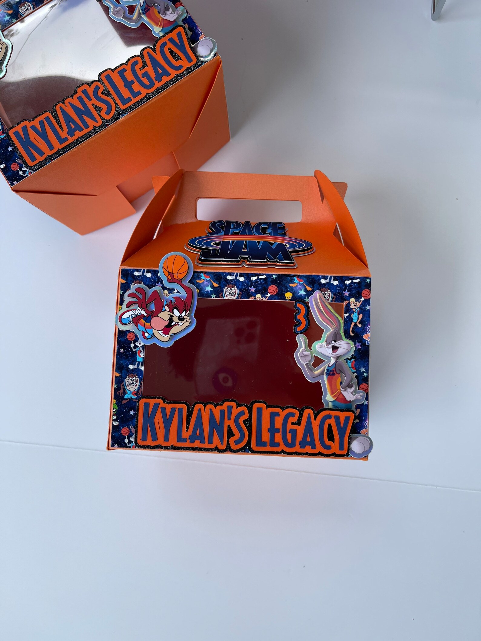 Space Jam Inspired Gable Box Space Jam Inspired Favor Box - Etsy