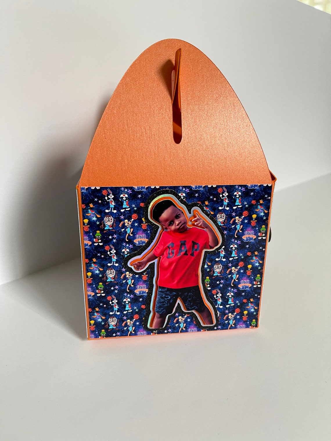 Space Jam Inspired Gable Box Space Jam Inspired Favor Box - Etsy
