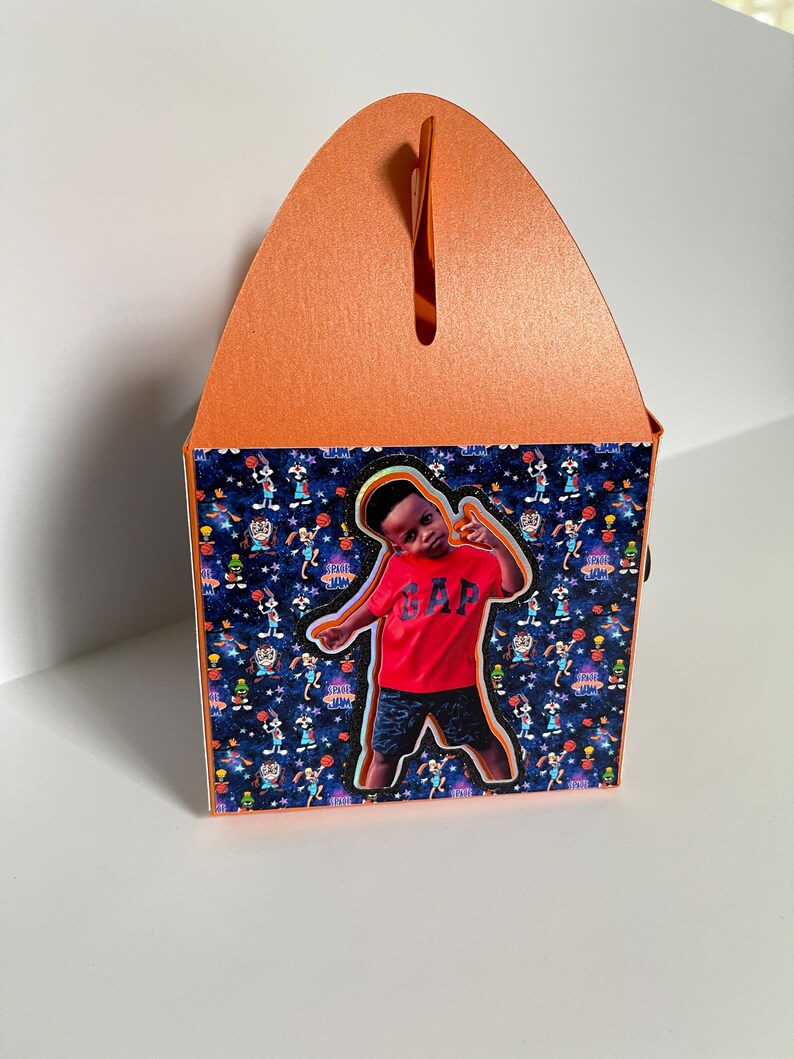 Space Jam Inspired Gable Box Space Jam Inspired Favor Box - Etsy