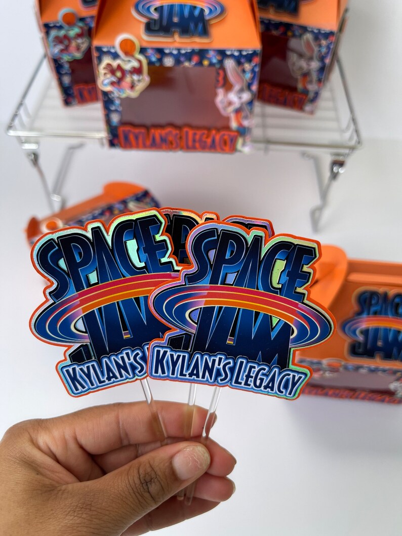 Space Jam Inspired Cupcake Toppers - Etsy