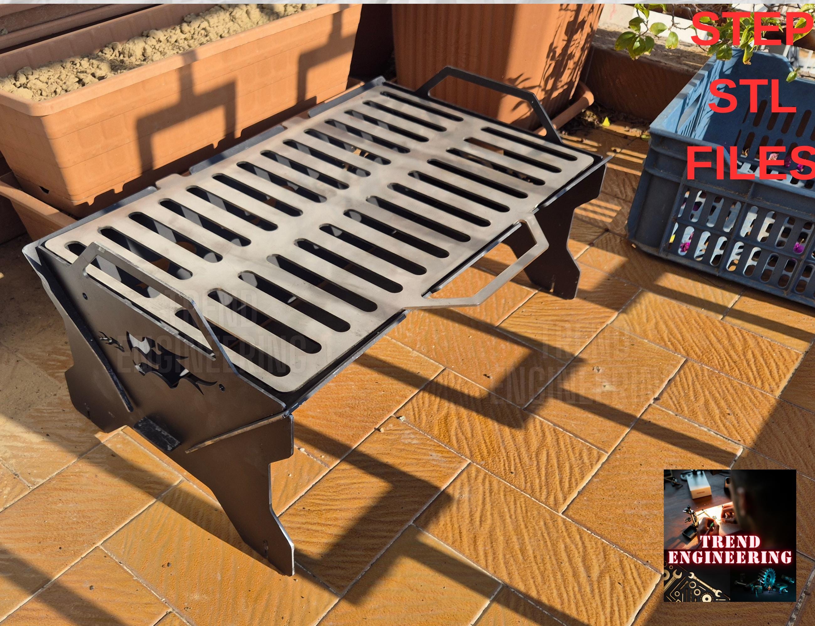 Collapsible BBQ Grill Laser Cut Files: SVG and DXF - Etsy UK