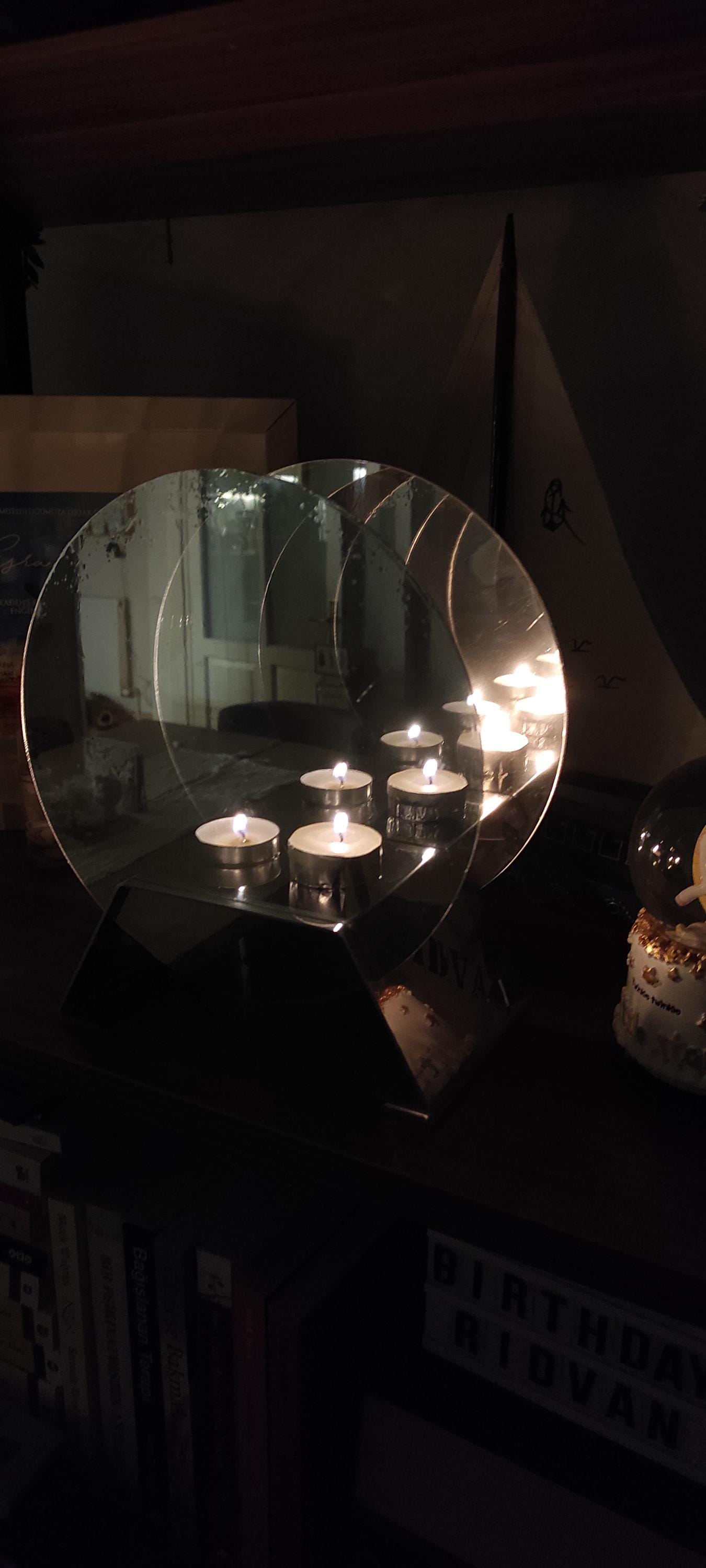 Infinity Mirror Candle Holder DXF Files, Infinity Candle, Infinity ...