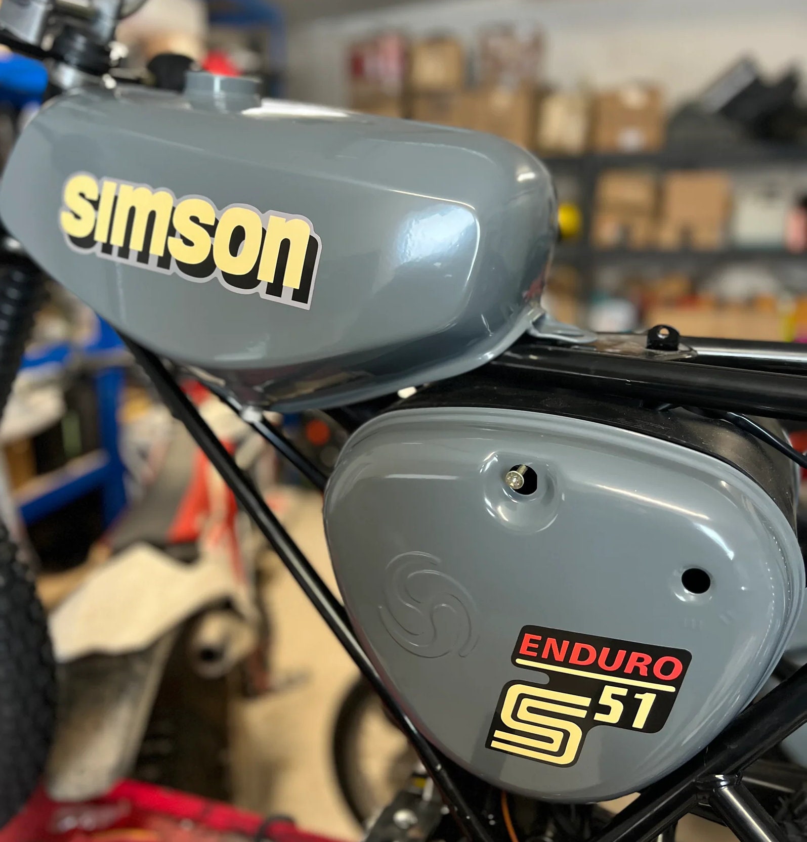 4-piece Simson S51 Enduro Decor Sticker Set - Etsy