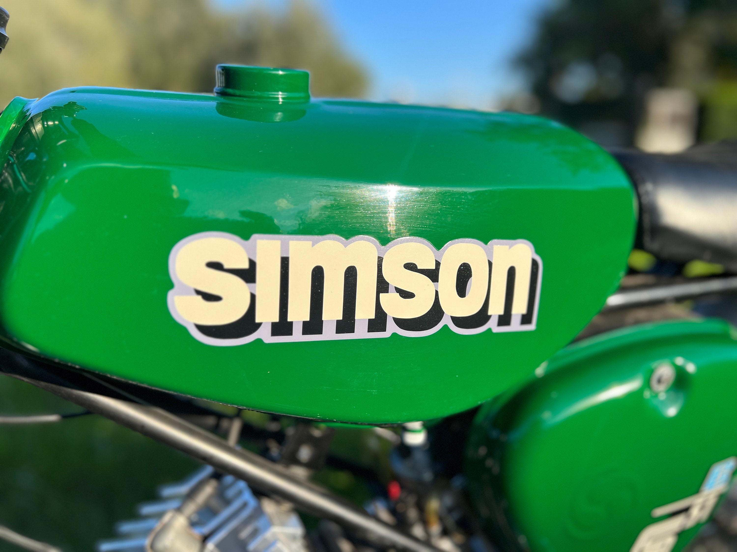 Water Slide Decals 4-piece Decor Set Simson S51B Retro Decals GDR - Etsy