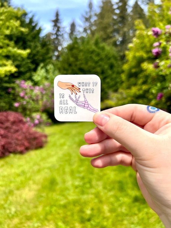 What If This is All Real Transparent Background Sticker | Etsy