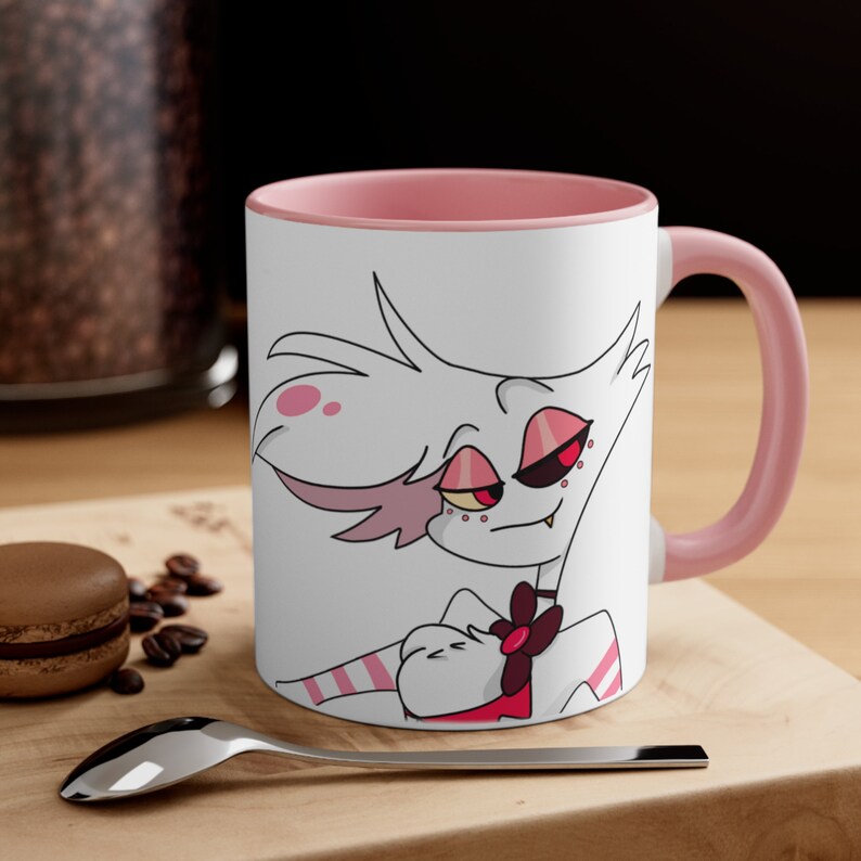 Husker Dust Hazbin Hotel Accent Coffee Mug, 11oz Angel Dust and Husk - Etsy