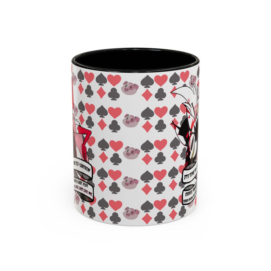 Quirky Husk and Angel Dust Loser Baby Accent Coffee Mug, Double Sided ...