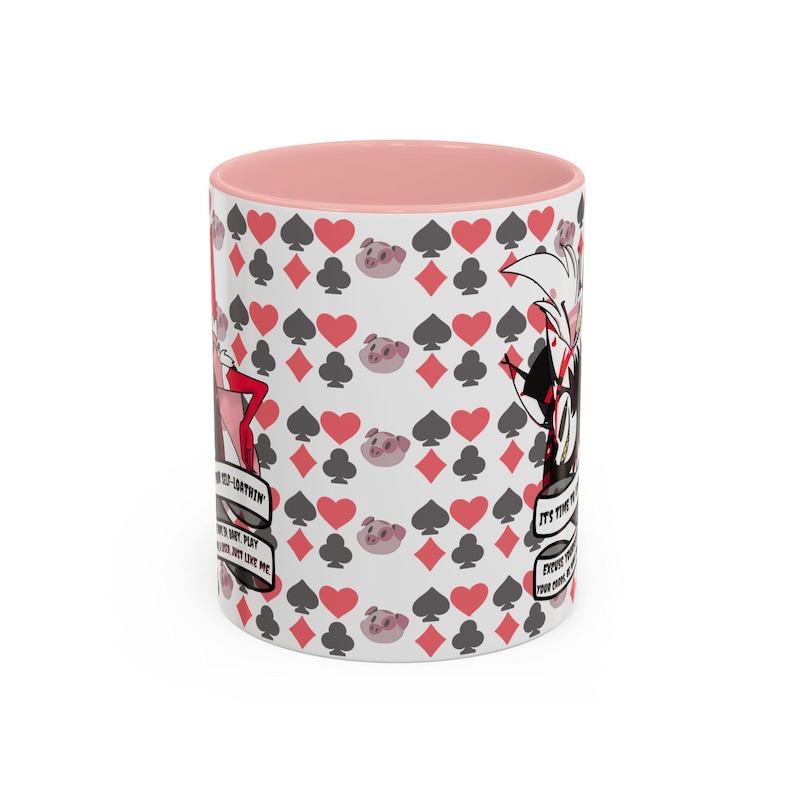 Quirky Husk and Angel Dust Loser Baby Accent Coffee Mug, Double Sided ...