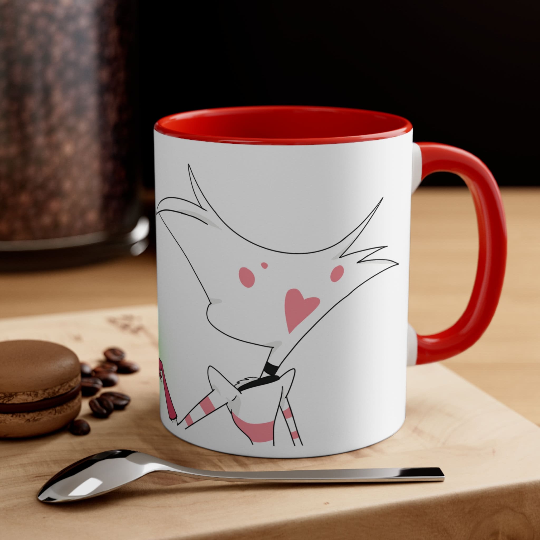 Alastor and Angel Dust Hazbin Hotel Accent Coffee Mug 11oz - Etsy