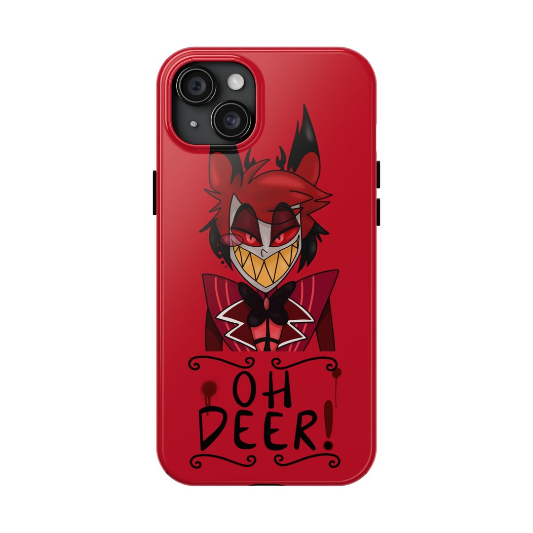 Alastor Oh Deer! Hazbin Hotel iPhone 15 Plus Tough Phone Case - Etsy