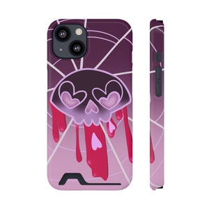 Angel Dust Hazbin Hotel Phone Case With Card Holder iPhone and Samsung ...