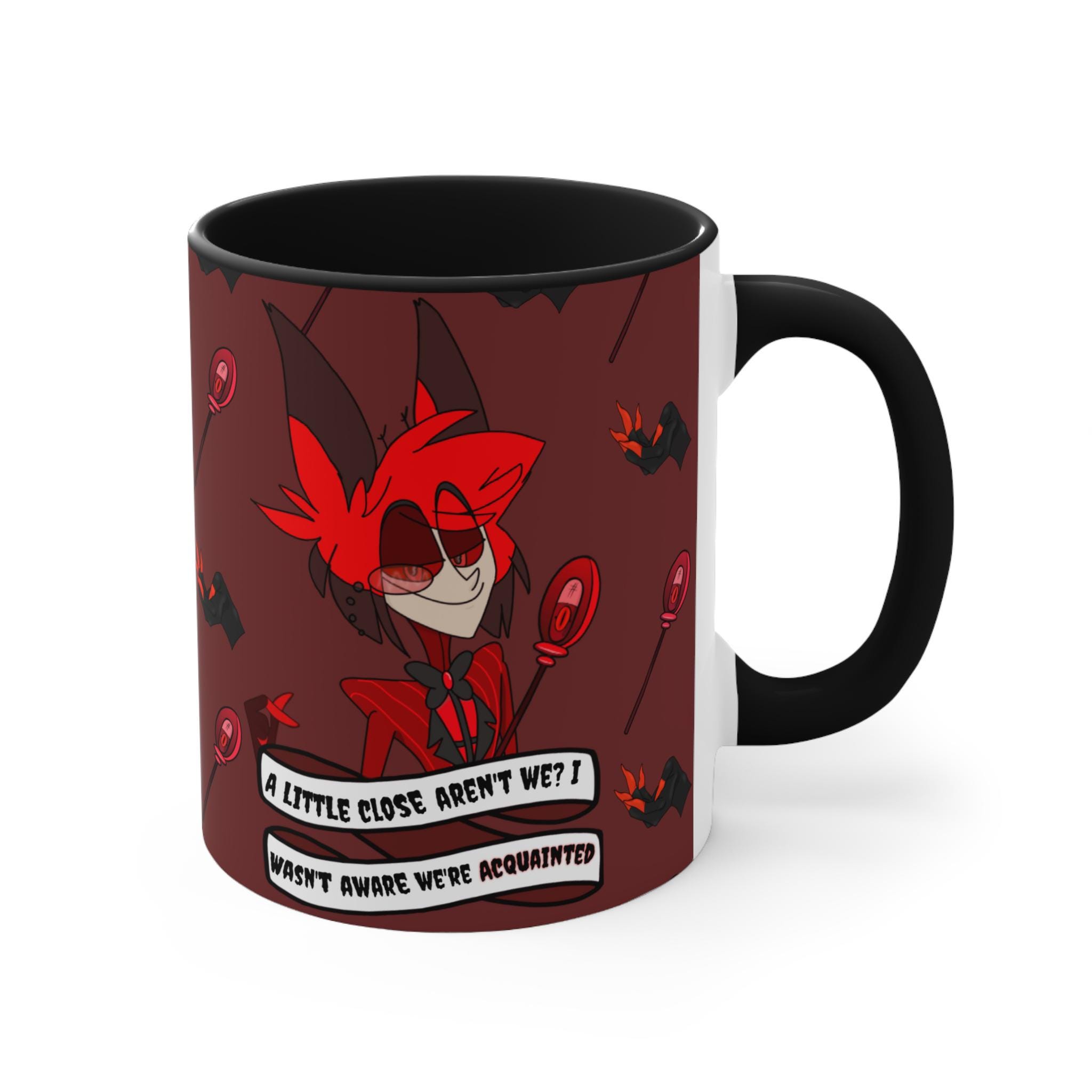 Hazbin Hotel Alastor the Radio Demon Accent Mug, Double Sided Wrap ...