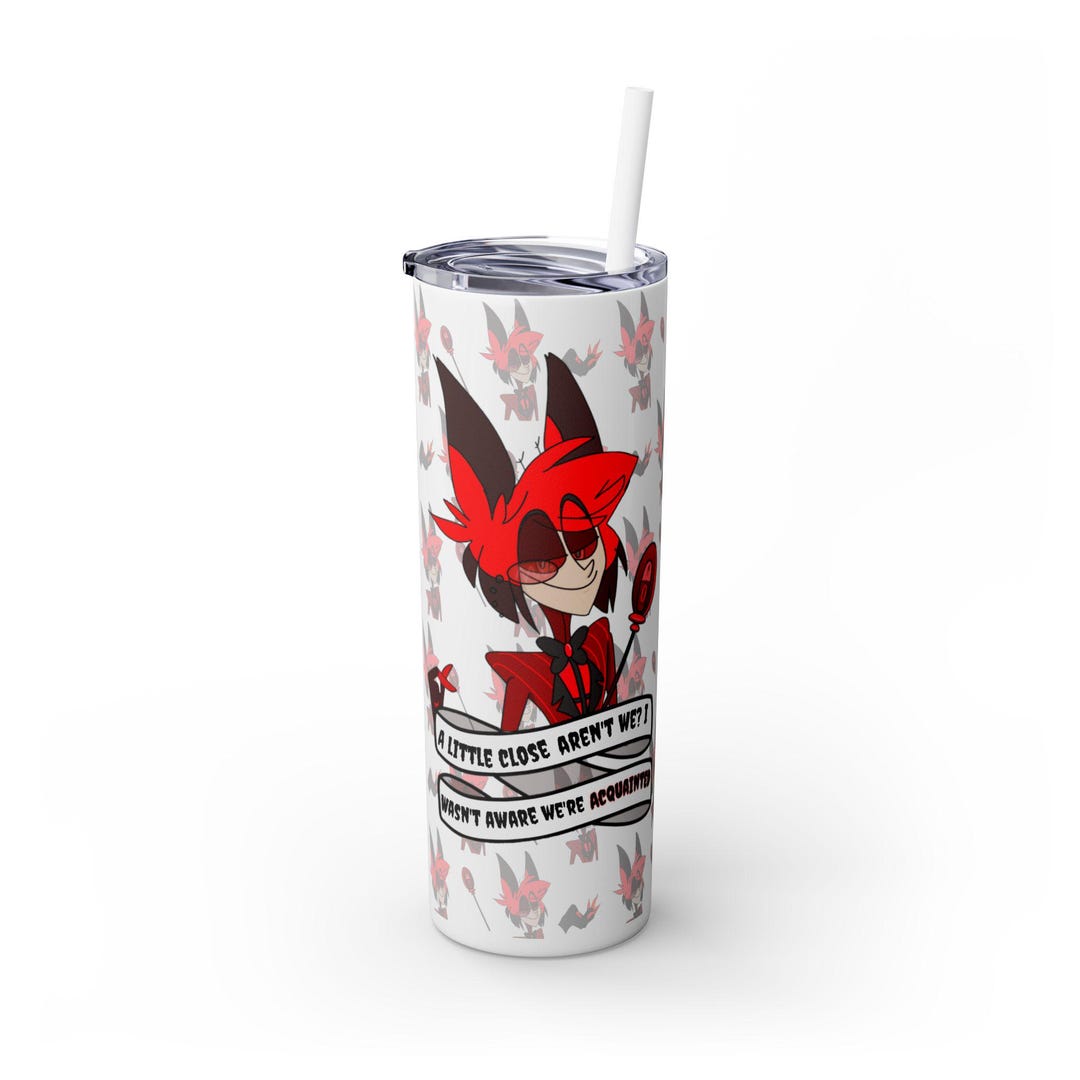 Alastor the Radio Demon Hazbin Hotel Skinny Tumbler, 20oz - Unique Gift ...