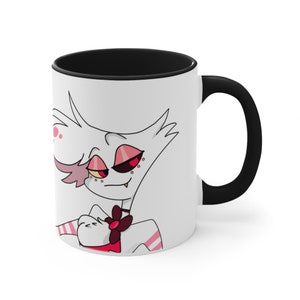 Husker Dust Hazbin Hotel Accent Coffee Mug, 11oz Angel Dust and Husk - Etsy