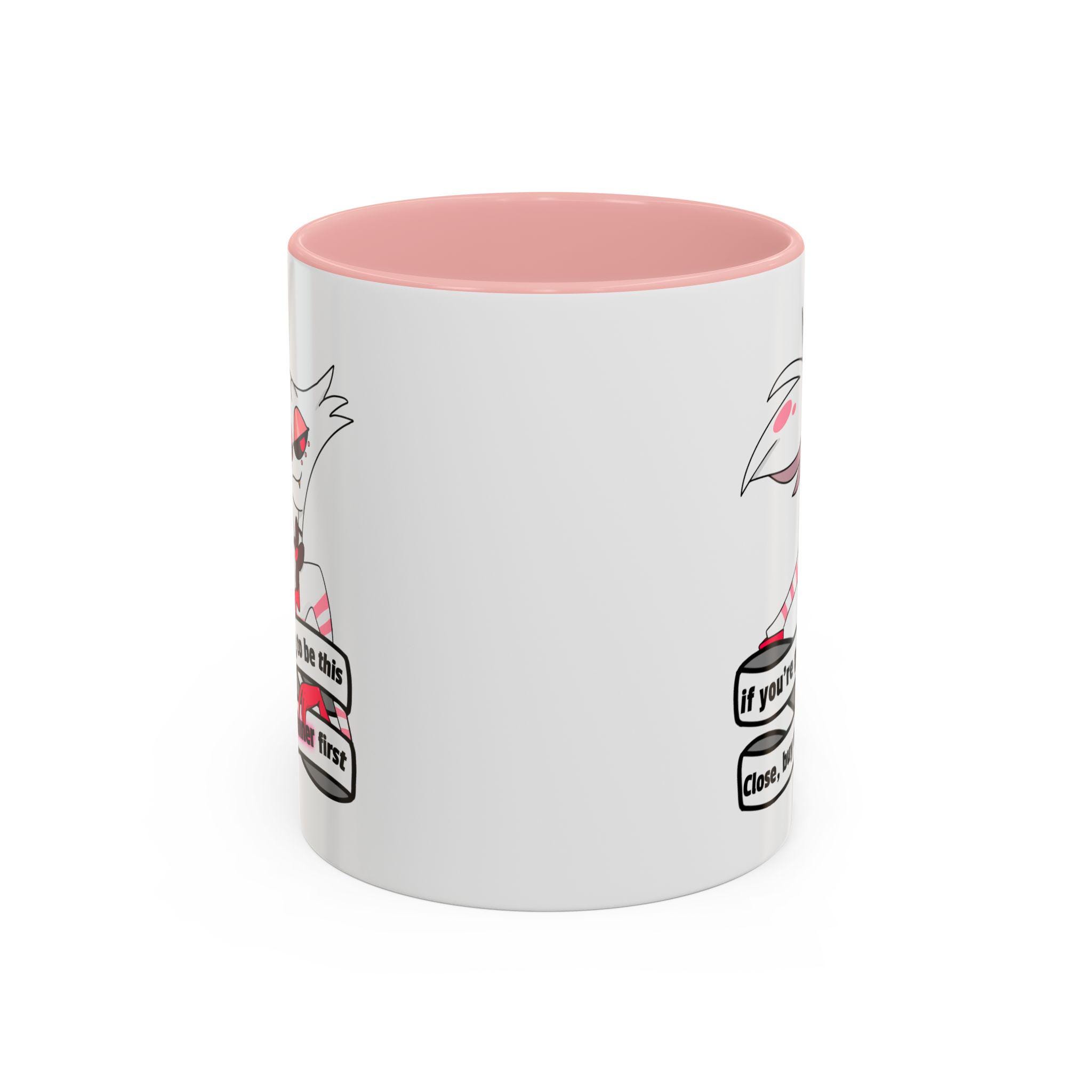 Funny Angel Dust Hazbin Hotel Accent Coffee Mug, 11oz - Unique Gift for ...