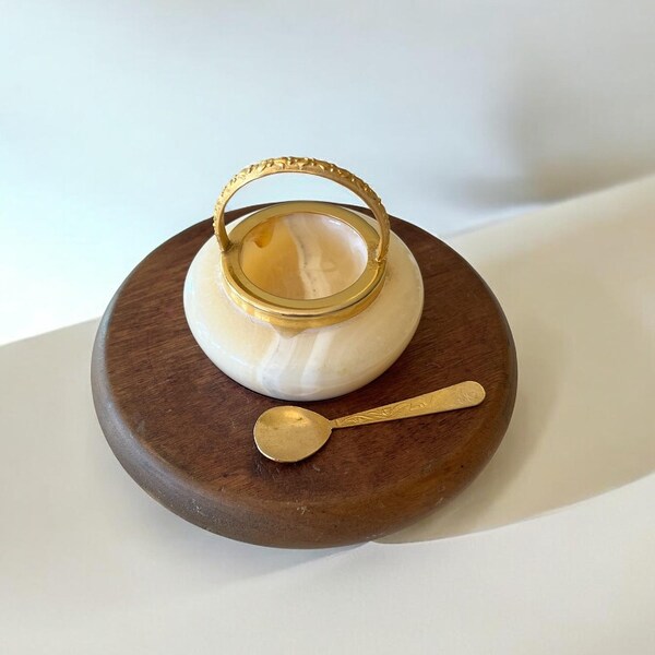 Brass Salt Spoon - Etsy