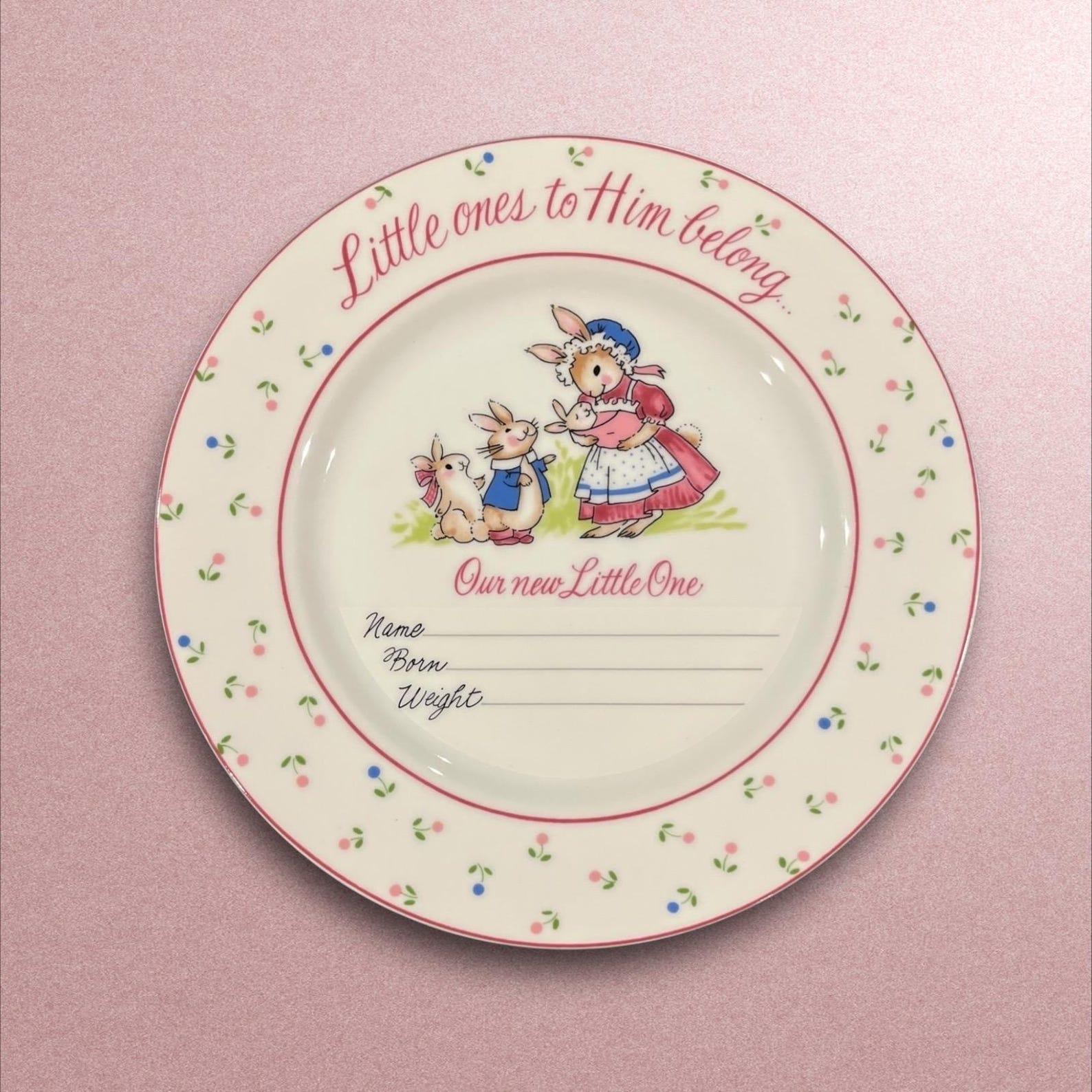 Baby Keepsake Plate - Etsy