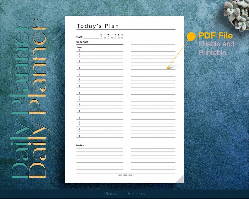 A4 Printable Planner Inserts - Daily, Weekly, and Monthly Overview ...