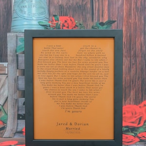 3rd Anniversary Gift, First Favorit Dance Song, Leather Engraved Heart ...