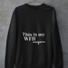 Work From Home Uniform Crewneck Sweatshirt: Cozy Minimalist Gift - Etsy