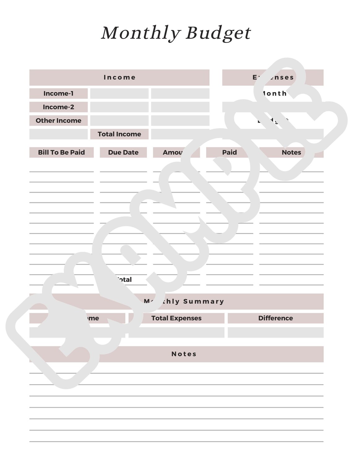 Plr Adhd Planner That is Printable and Reusable! PLR Planner and PLR ...