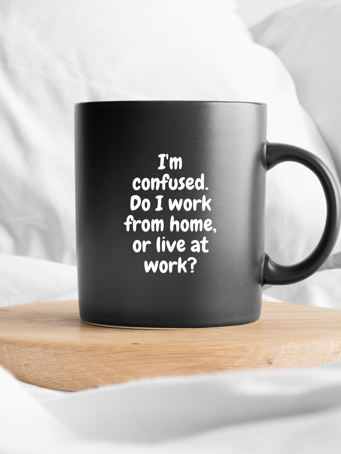 Work From Home Confused Quote SVG PNG Files: Cricut & Silhouette - Etsy
