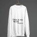 Work From Home Uniform Crewneck Sweatshirt: Cozy Minimalist Gift - Etsy