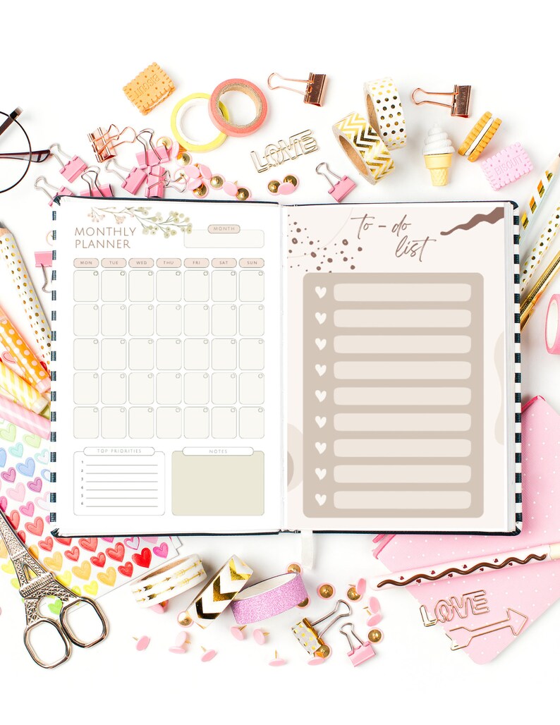 Plr Adhd Planner That is Printable and Reusable! PLR Planner and PLR ...