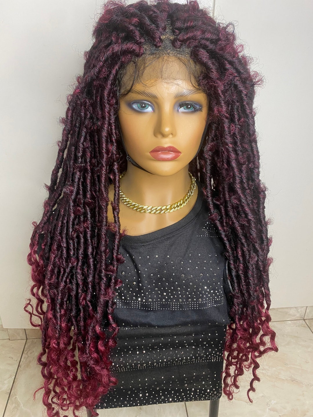 Dreadlocks Wigs With Frontal Lace 134 ,30 Inches , Natural Hair Line ...