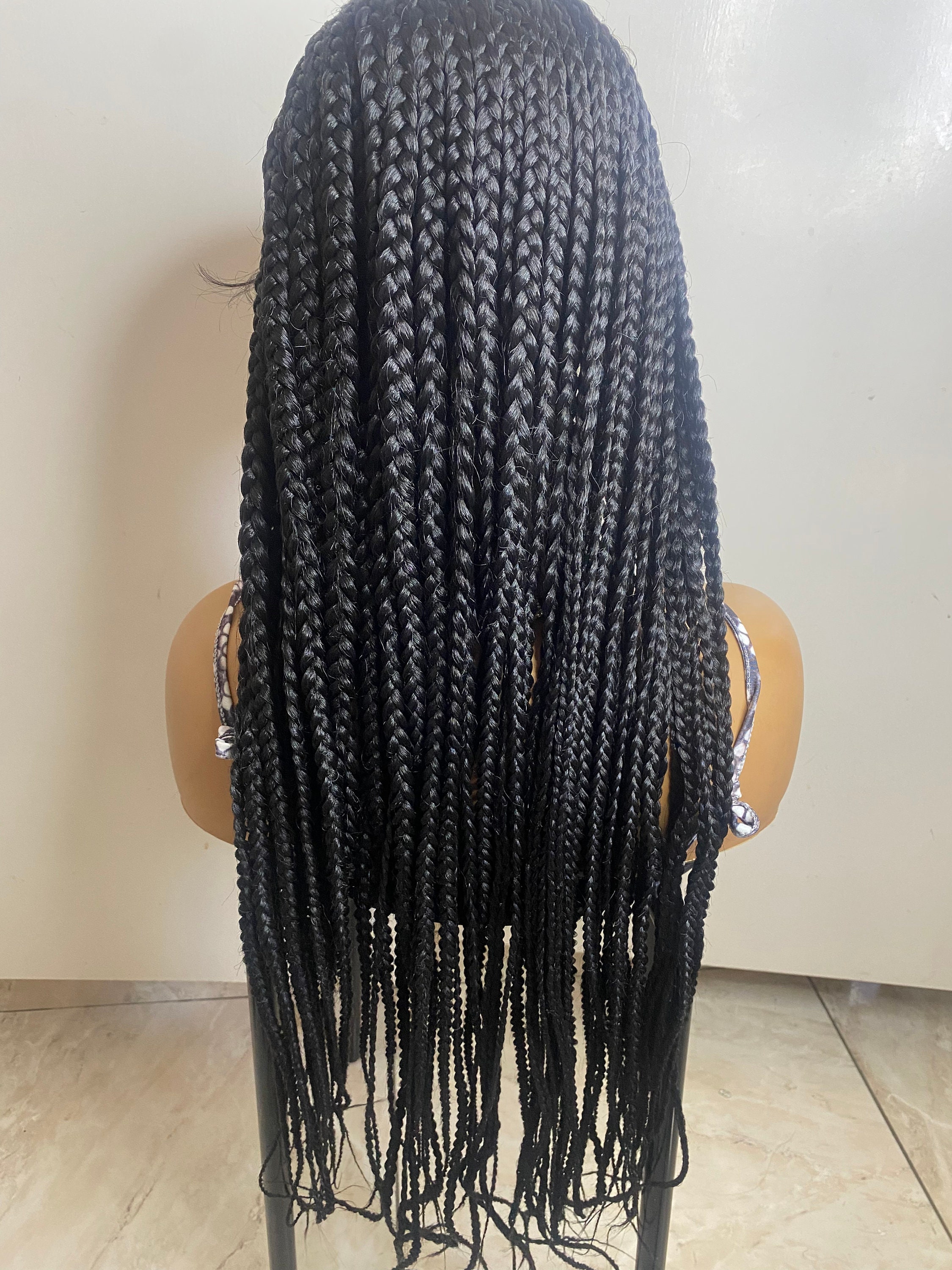 Natural Looking Braids With Realistic Lines and Frontal Lace 30inches ...